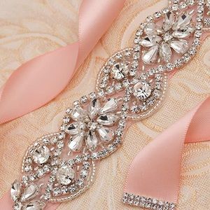 Accessories | Silver Blush Pink Sashes Crystal Rhinestone Belt | Poshmark